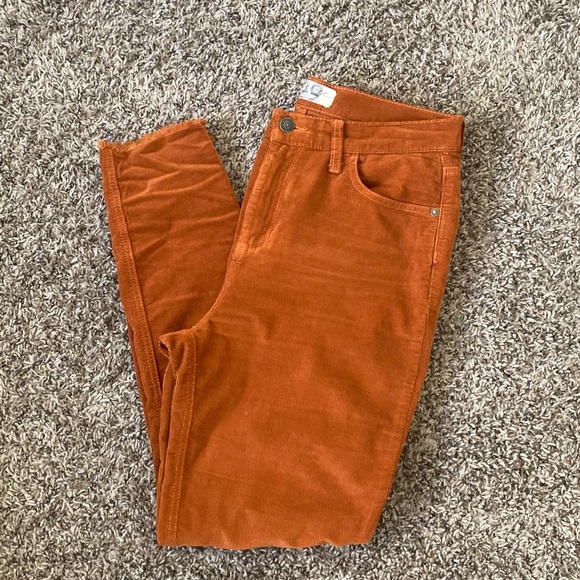 Burnt Orange Corduroy Pants